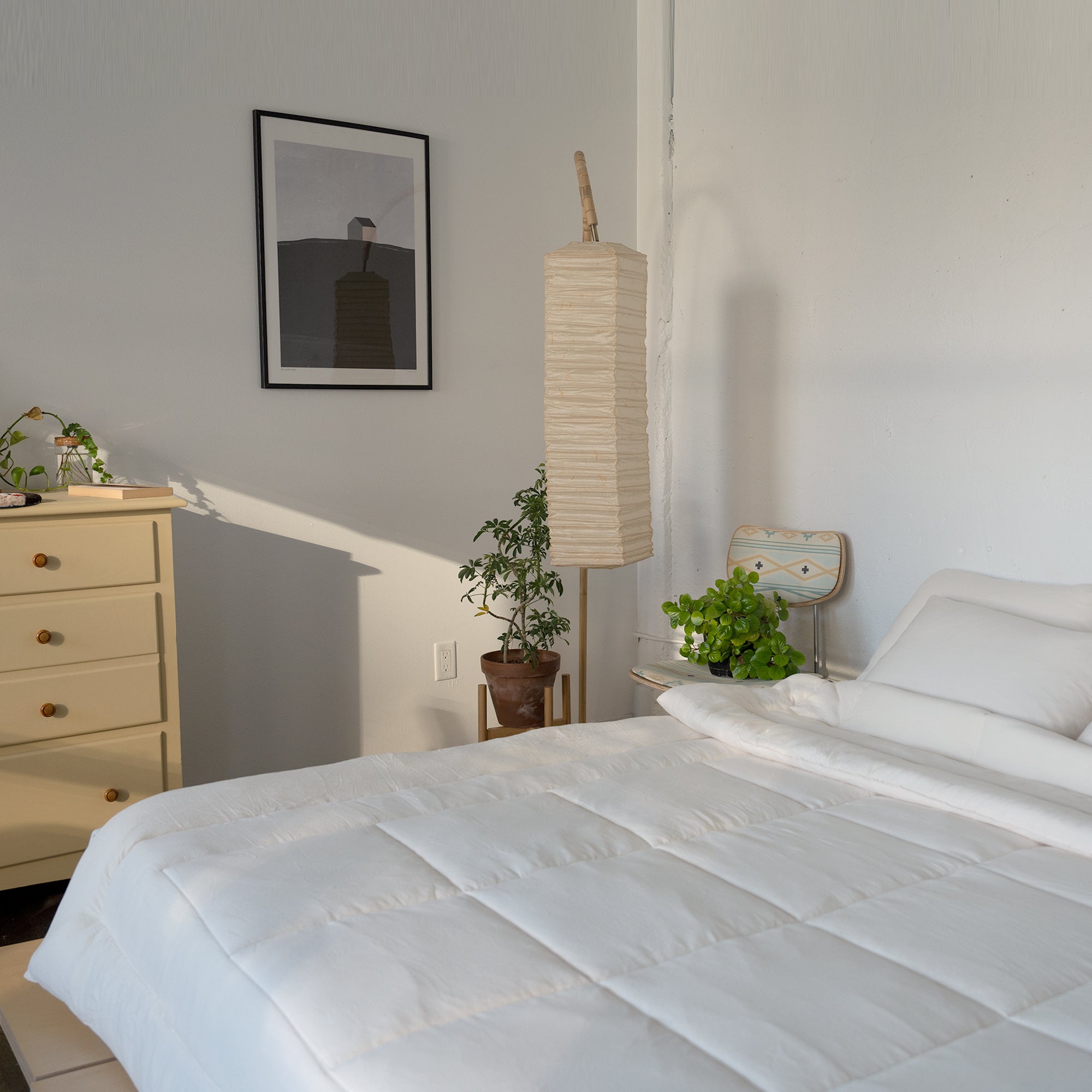 Semi-Microfiber Cloud Comforter - Cream