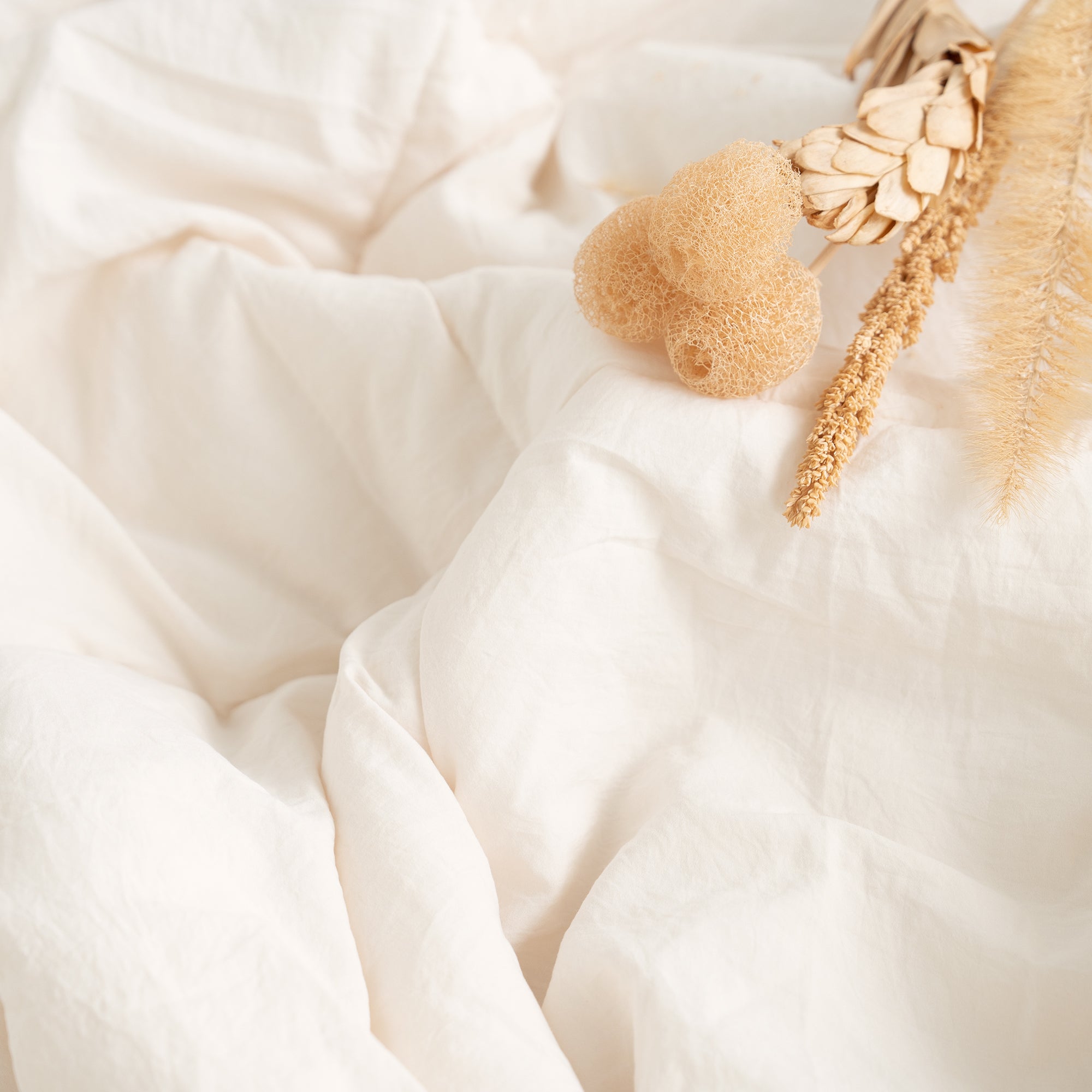 Semi-Microfiber Cloud Comforter - Cream